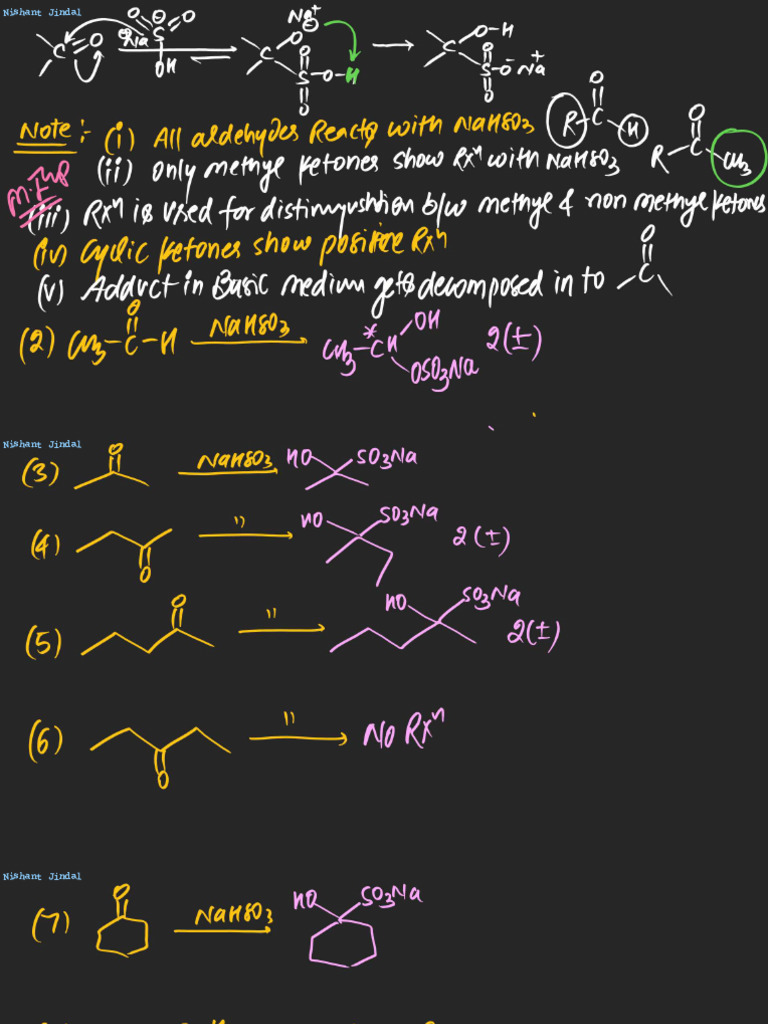 Carbonyl Compound _ L-04 (Class Notes) NJ_247 | PDF