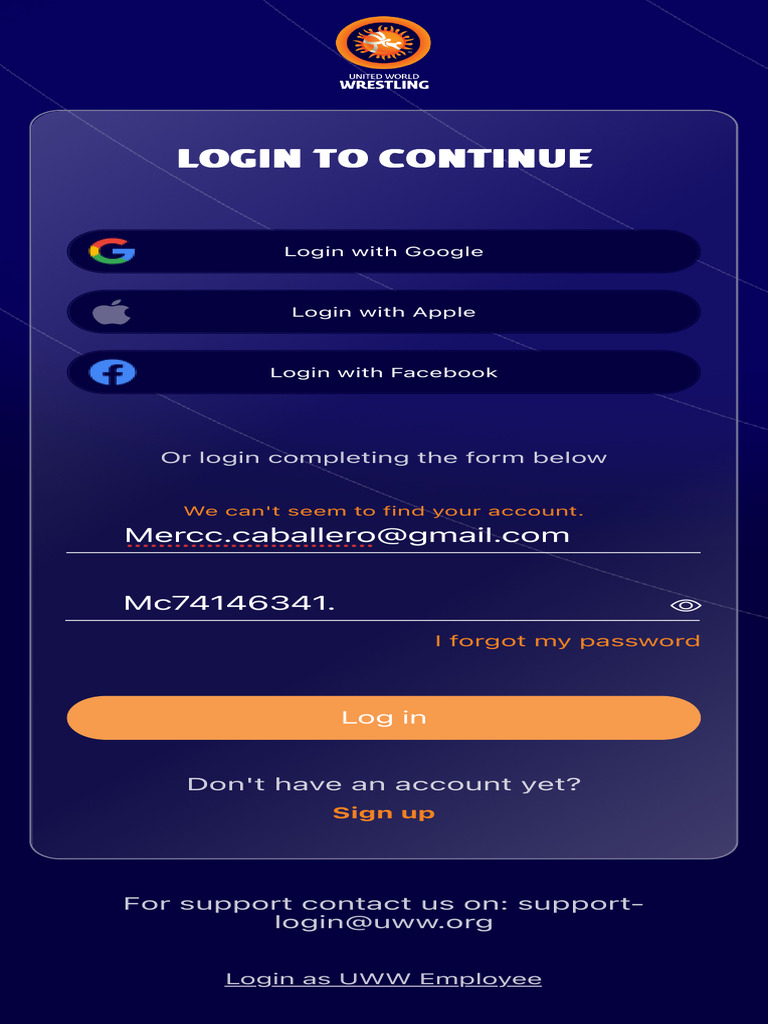 UWW Employee Login Support Guide | PDF