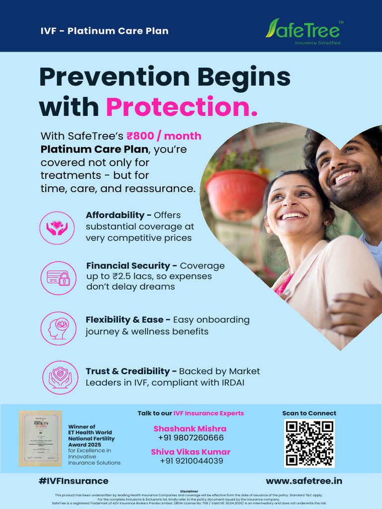 SafeTree IVF Platinum Care Plan Table Top Final | PDF
