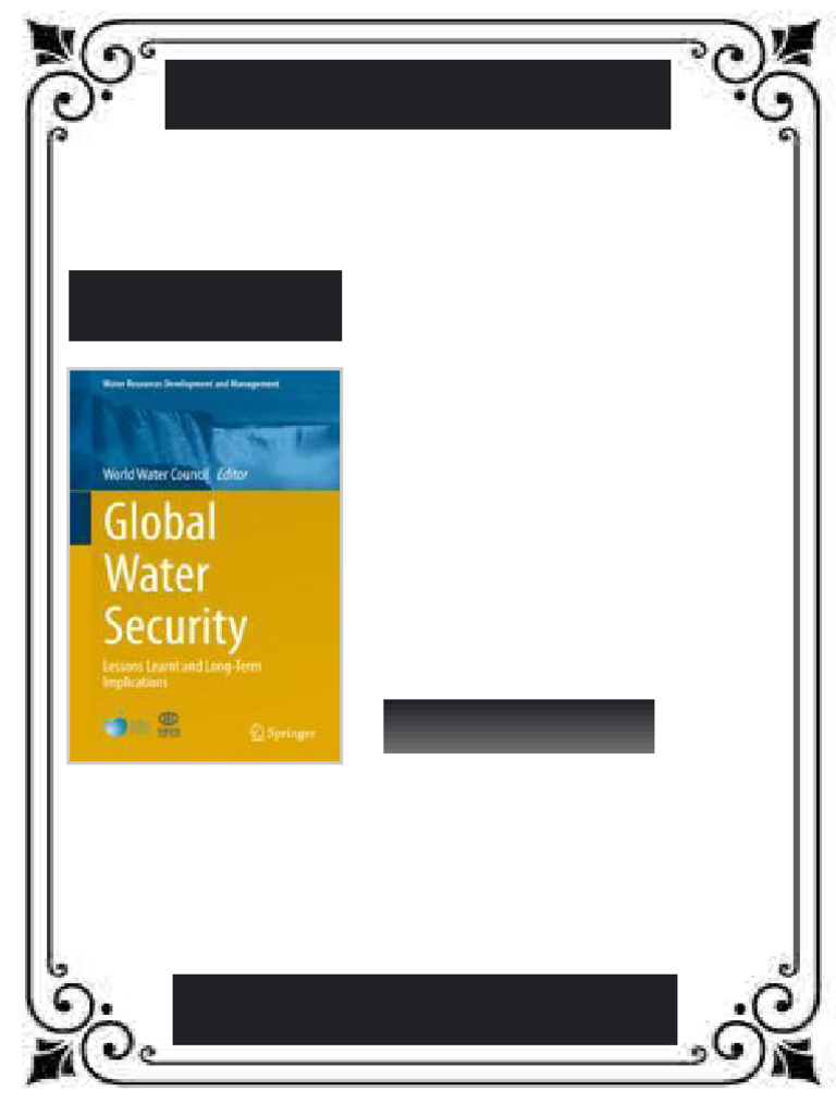 Global Water Security Lessons Learnt and Long Term Implications 1st ...