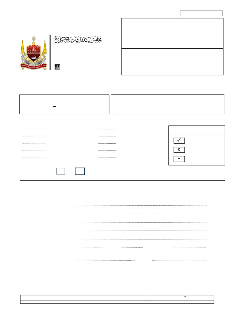 Borang Pembaharuan Permit Struktur Telekomunikasi | PDF