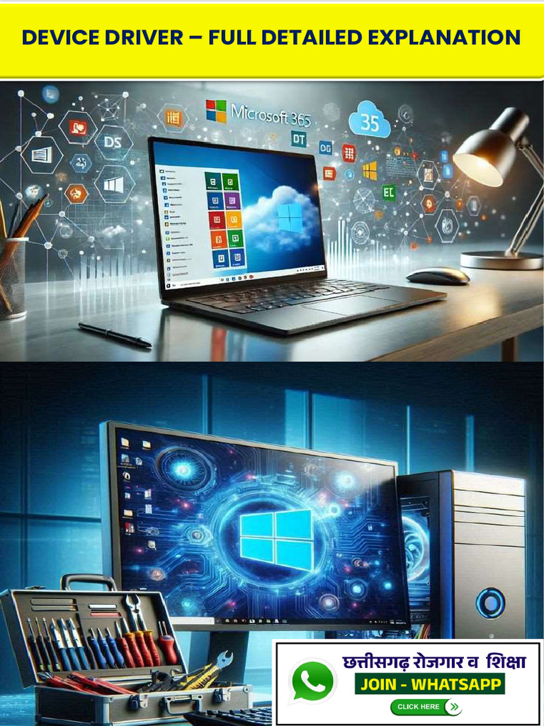 Device Driver - Full Detailed Explanation | PDF