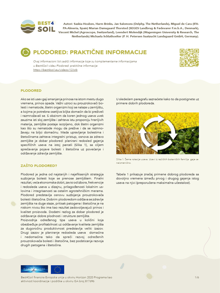 SR - Plodored - Praktične Informacije | PDF