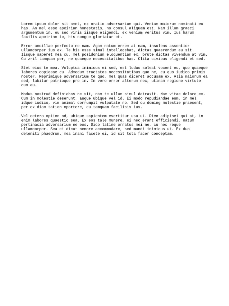 Latin Lipsum | PDF