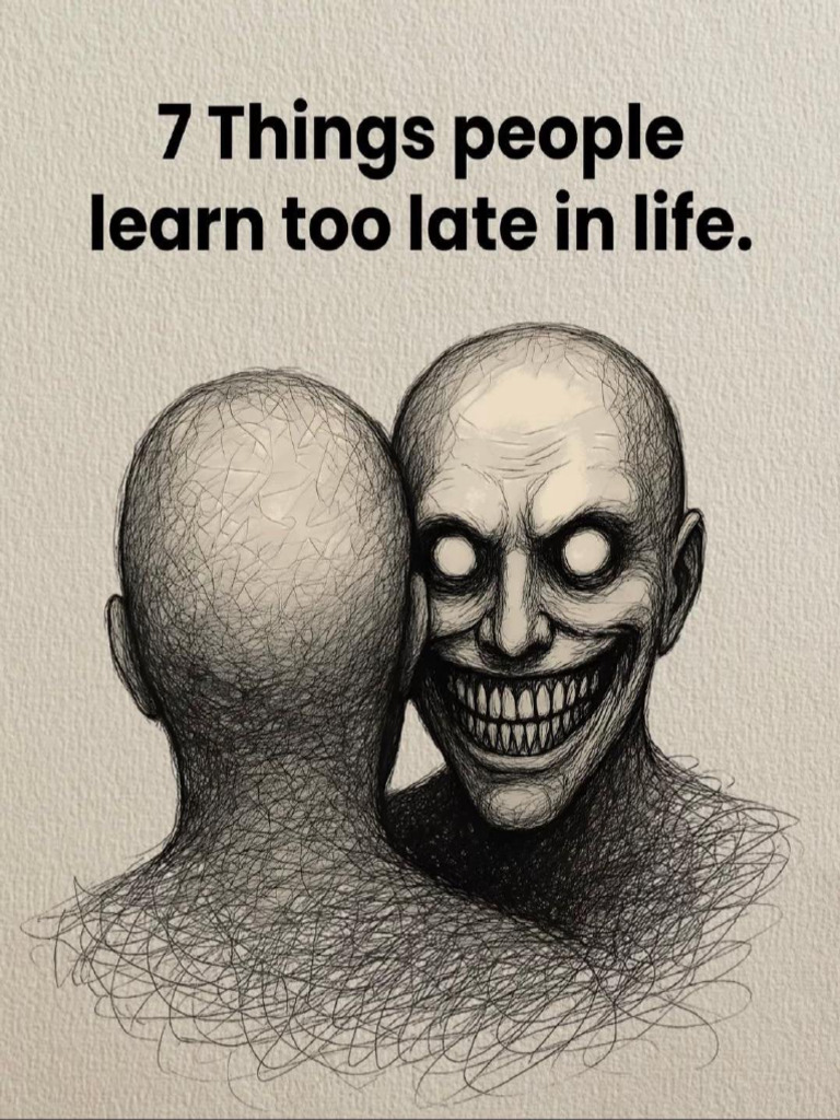 7 Things People Learn Too Late in Life | PDF