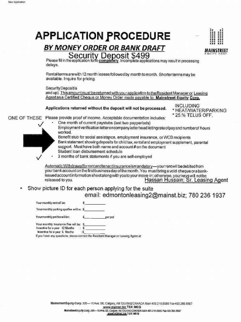 New Application Package-2025 | PDF