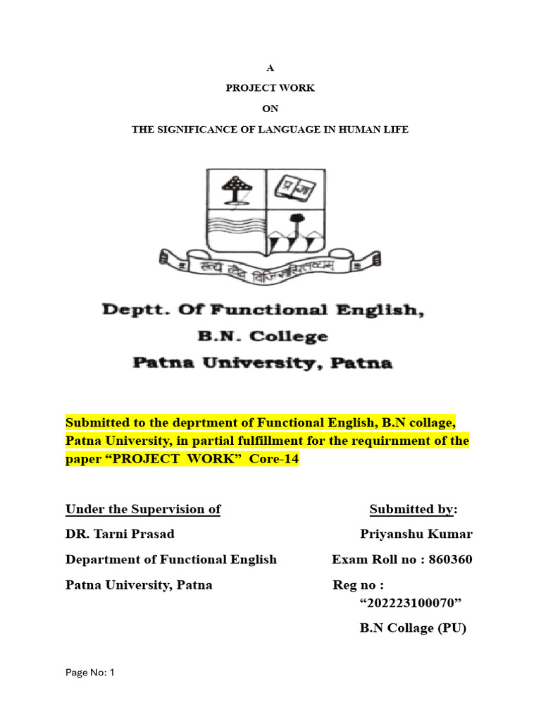 Significance of Language in Human Life | PDF | Accent (Sociolinguistics ...