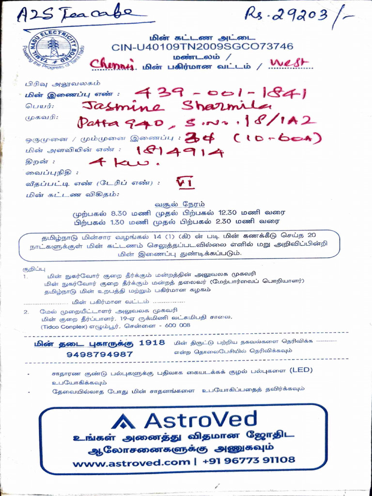 Document Overview for AstroVed Services | PDF
