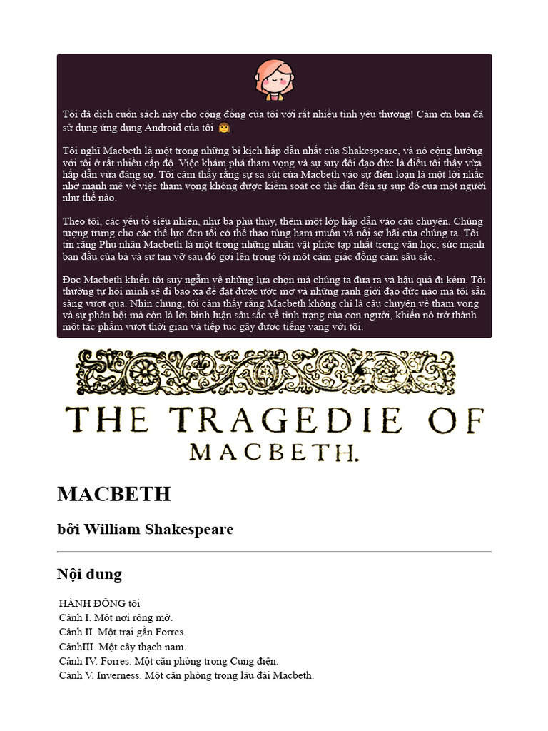Macbeth | PDF