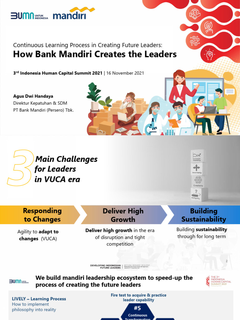 AGUS DWI HANDAYA - How Mandiri Creates Leaders | PDF | Learning | Cognition