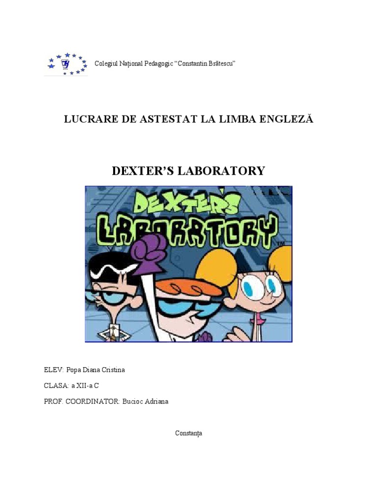Atestat La Limba Engleza | PDF | Cartoon | Animation