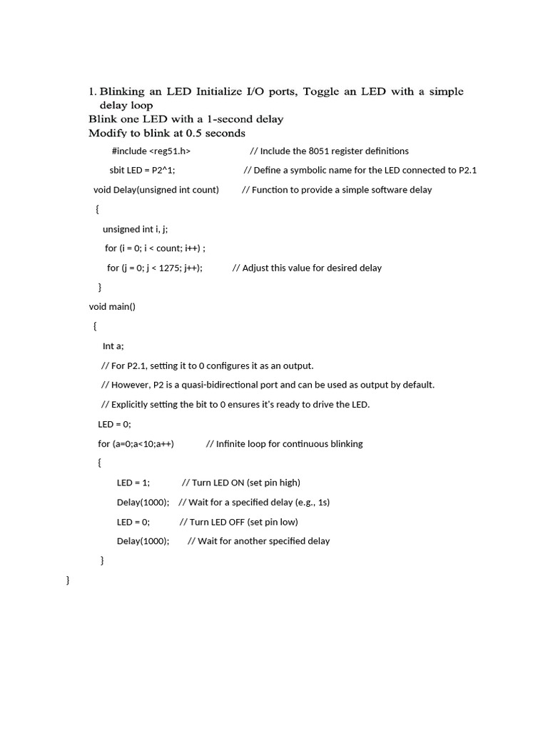 PDF GO Embedded C Lab | PDF