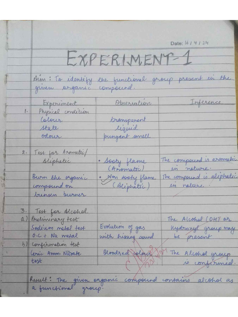 Chemistry Lab File (Blue) | PDF