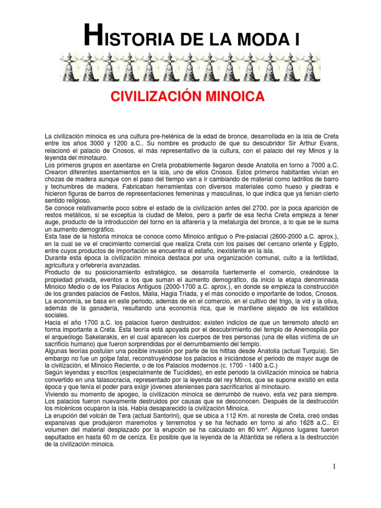 Tema 5 Civilizacion Minoica | PDF | Minotauro