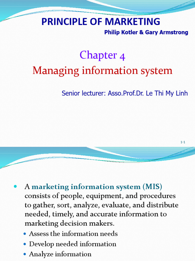 Marketing Information System Overview | PDF | Marketing Research ...