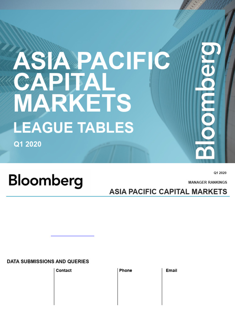 Bloomberg APAC Capital Markets League Tables Q1 2020 | PDF | Securities ...