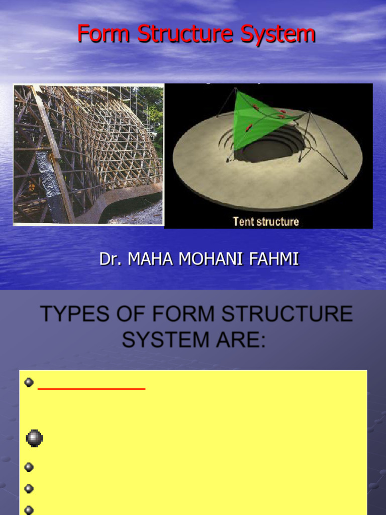 Form Structure System - LECTURE 3 | PDF