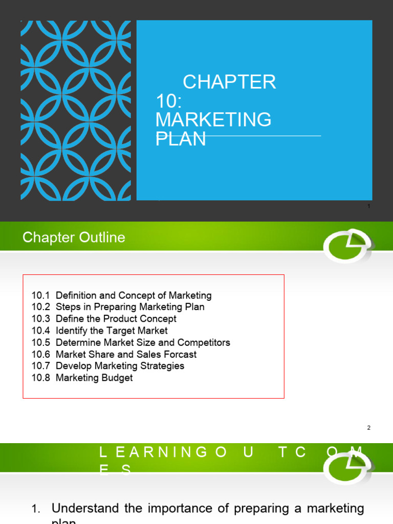 Chapter 10-Marketing Plan | PDF | Pricing | Marketing