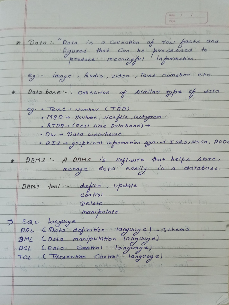 Dbms Notes | PDF