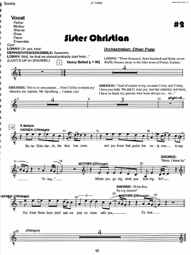 Sister Christian | PDF