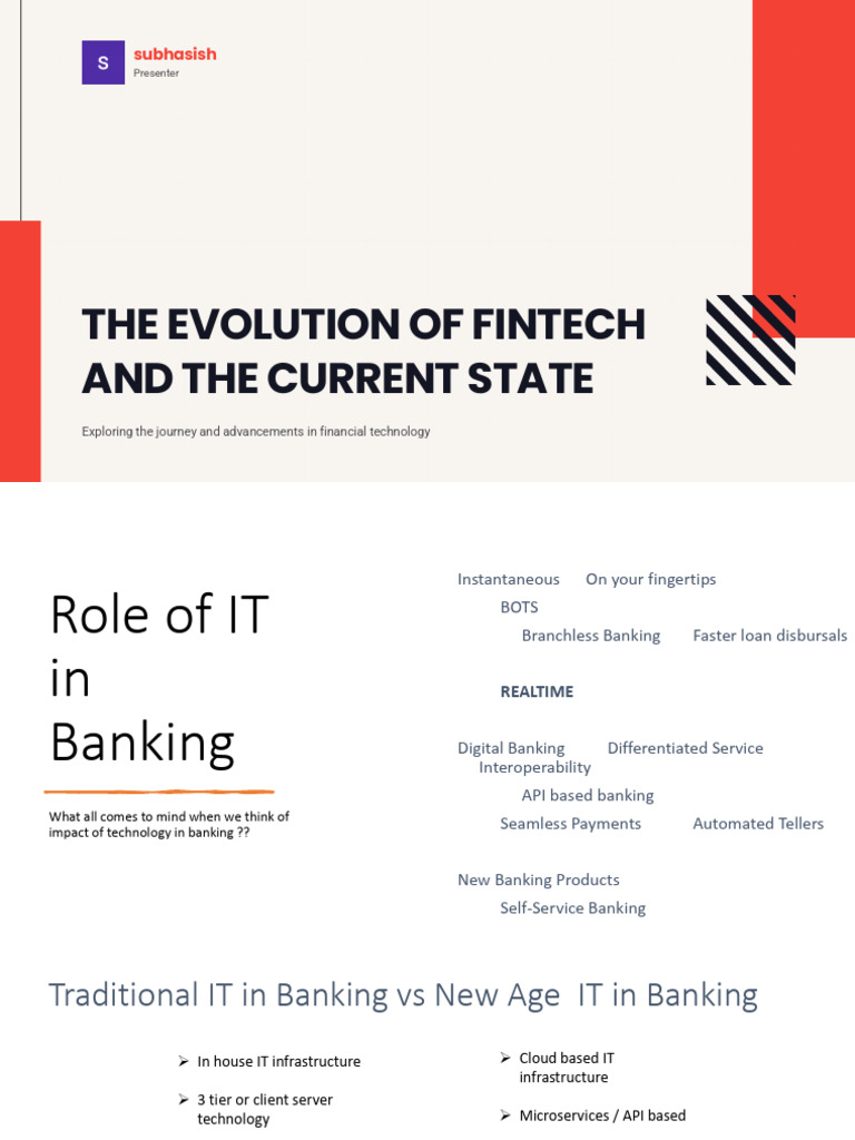 The Evolution of Fintech and The Current State | PDF | Financial ...