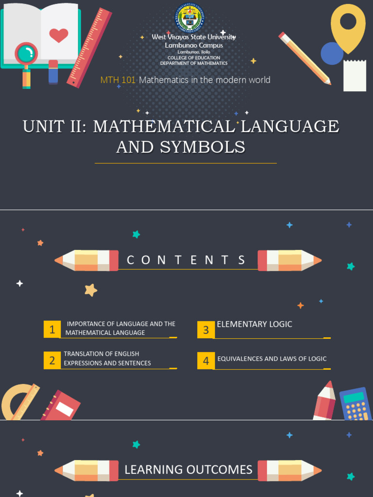 Understanding Mathematical Language | PDF | Axiom | Mathematics