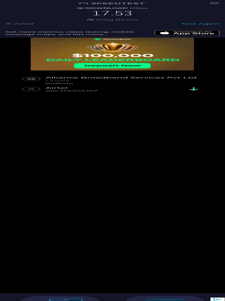 Speedtest by Ookla - The Global Broadband Speed Test | PDF