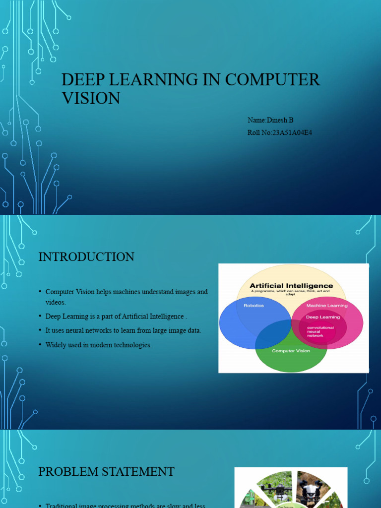 Deep Learning in Computer Vision | PDF