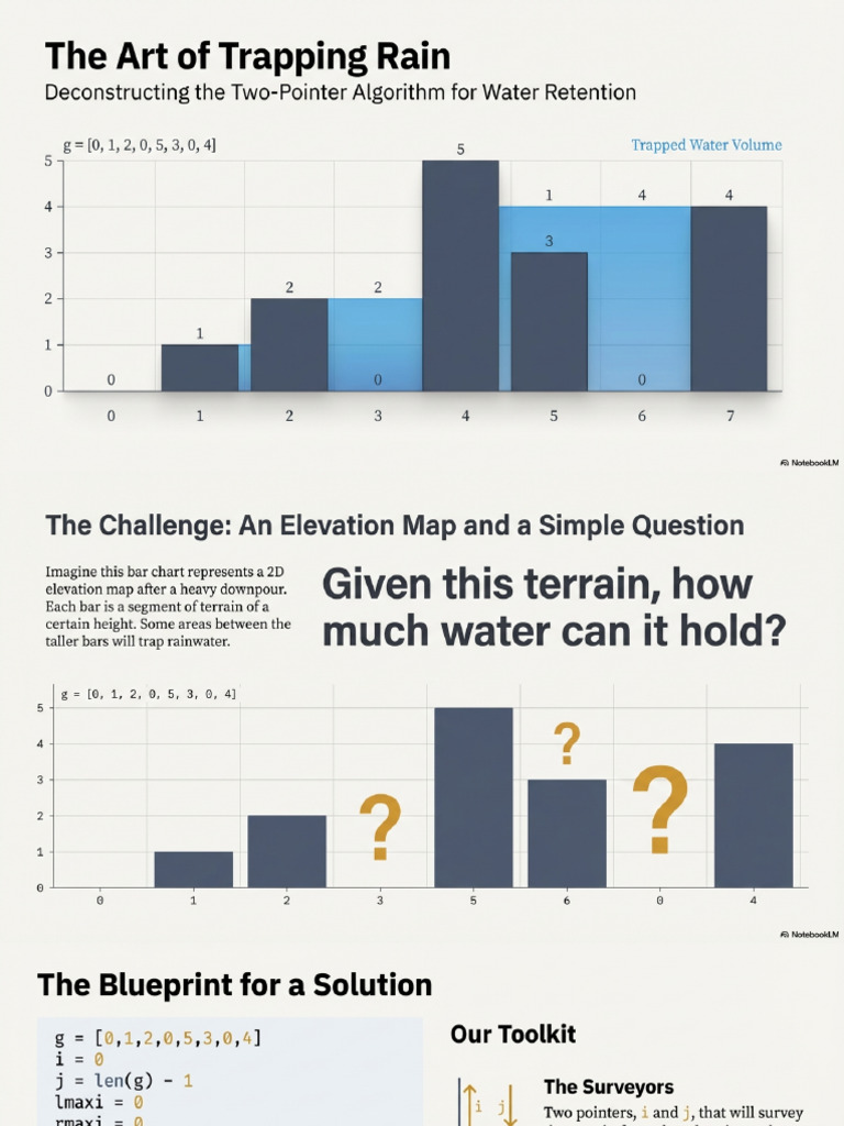 Two Pointers Water Trap | PDF