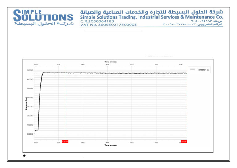 Pneumatic Cylinder Test Report | PDF