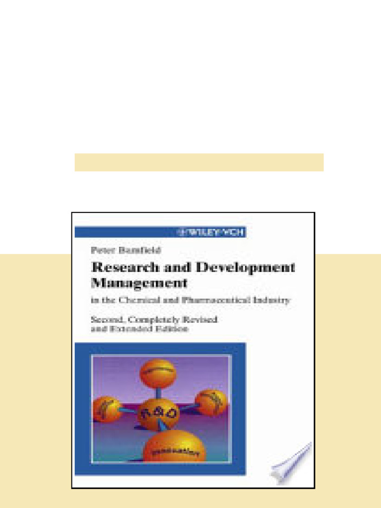 Research and Development Management in the Chemical and Pharmaceutical ...
