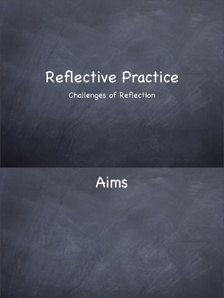 Challenges in Reflection | PDF | Reflective Practice | Argument