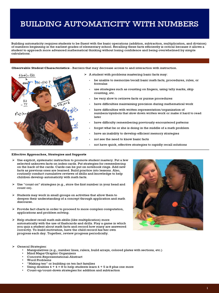 0310-Bulding Automaticity With Numbers | PDF | Multiplication | Mathematics