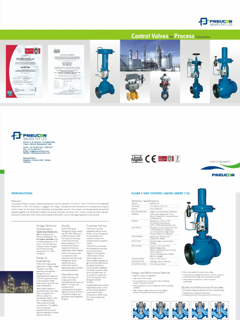 2-General Product Catalog - Control Valve (PVPL) | PDF