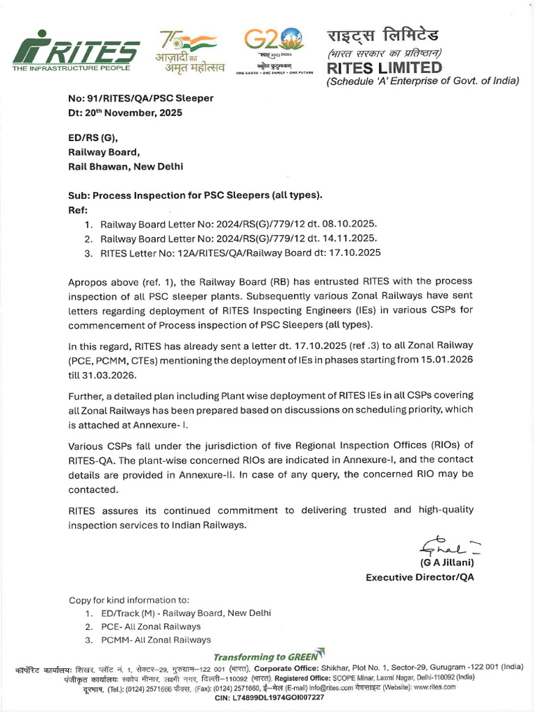 Letter to RB ED RSG 20.11.2025- Deployment Plan With Annexures | PDF ...