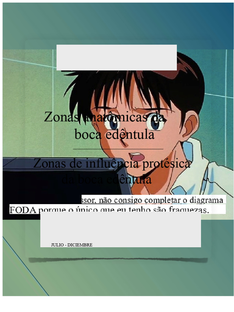 Zonas Anatômicas Da Boca Edêntula | PDF | Odontologia | Anatomia
