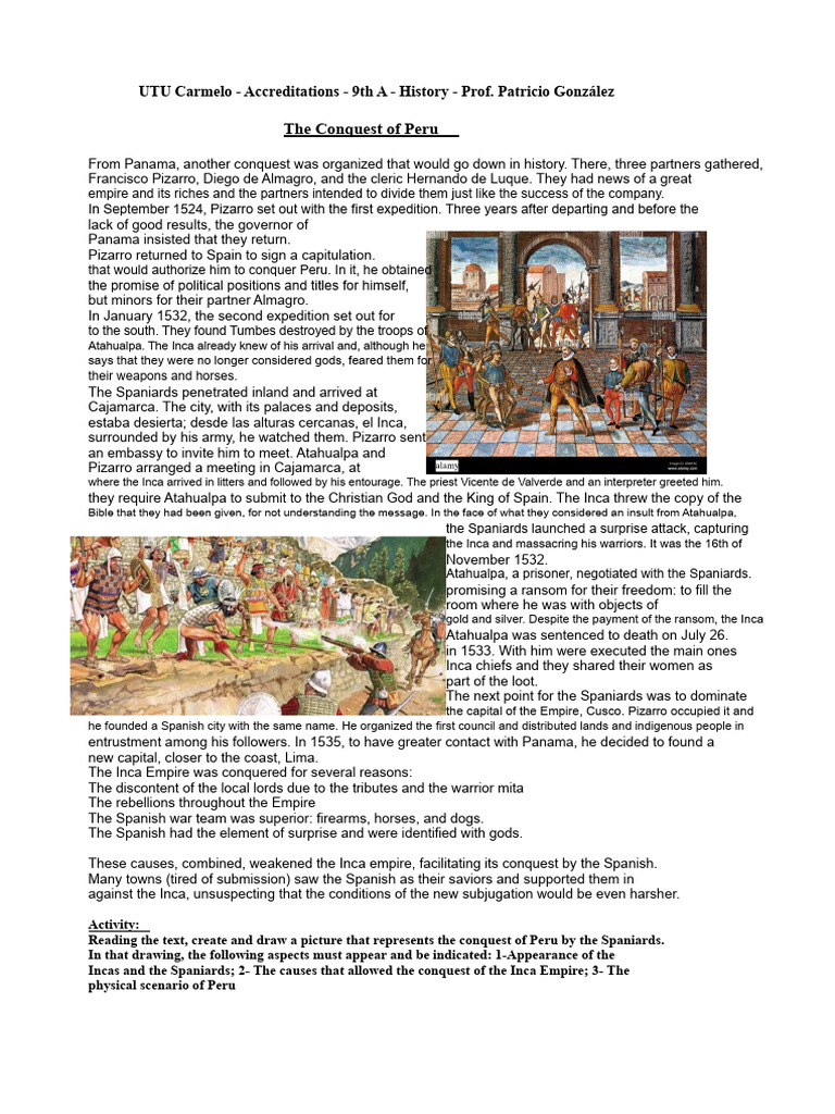 Conquest of Peru | PDF | Francisco Pizarro | Inca Empire