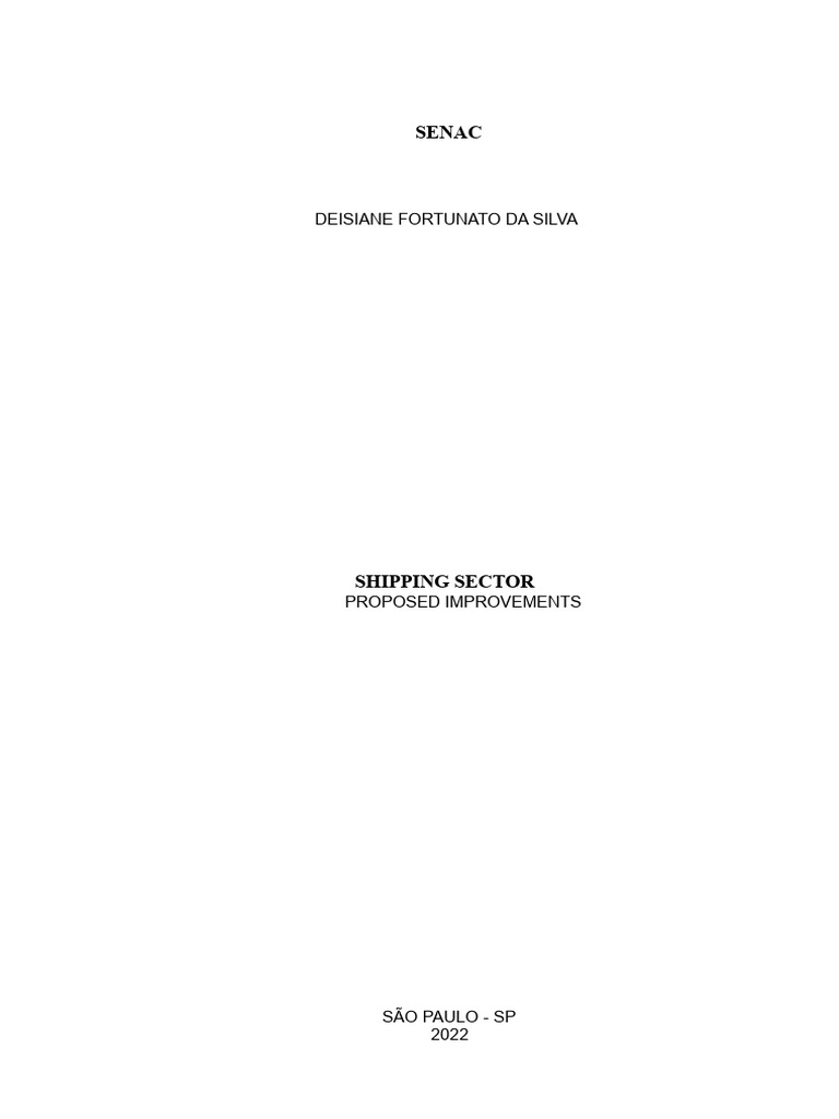 UC 3 ACTIVITY 2 - IMPROVEMENT OF THE SHIPPING DEPARTMENT (1) | PDF ...