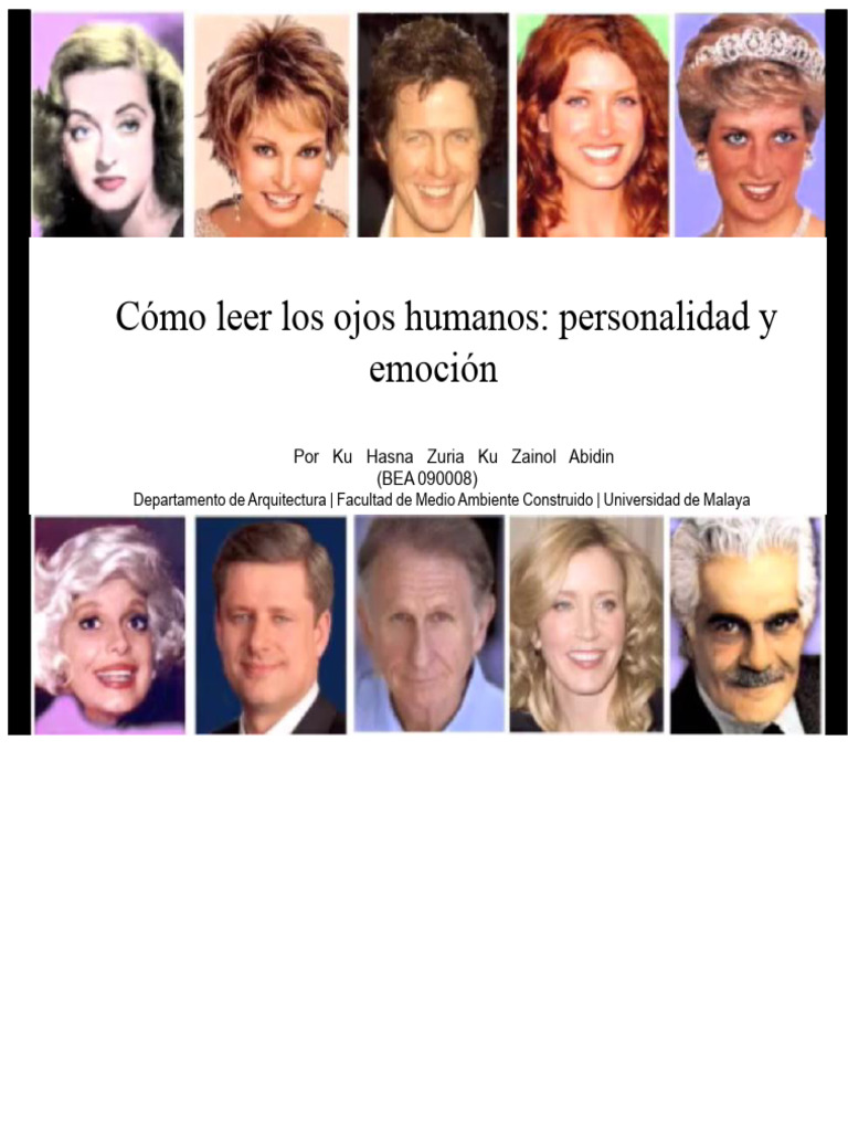 Cómo Leer Los Ojos Humanos | PDF | Las emociones | Ojo