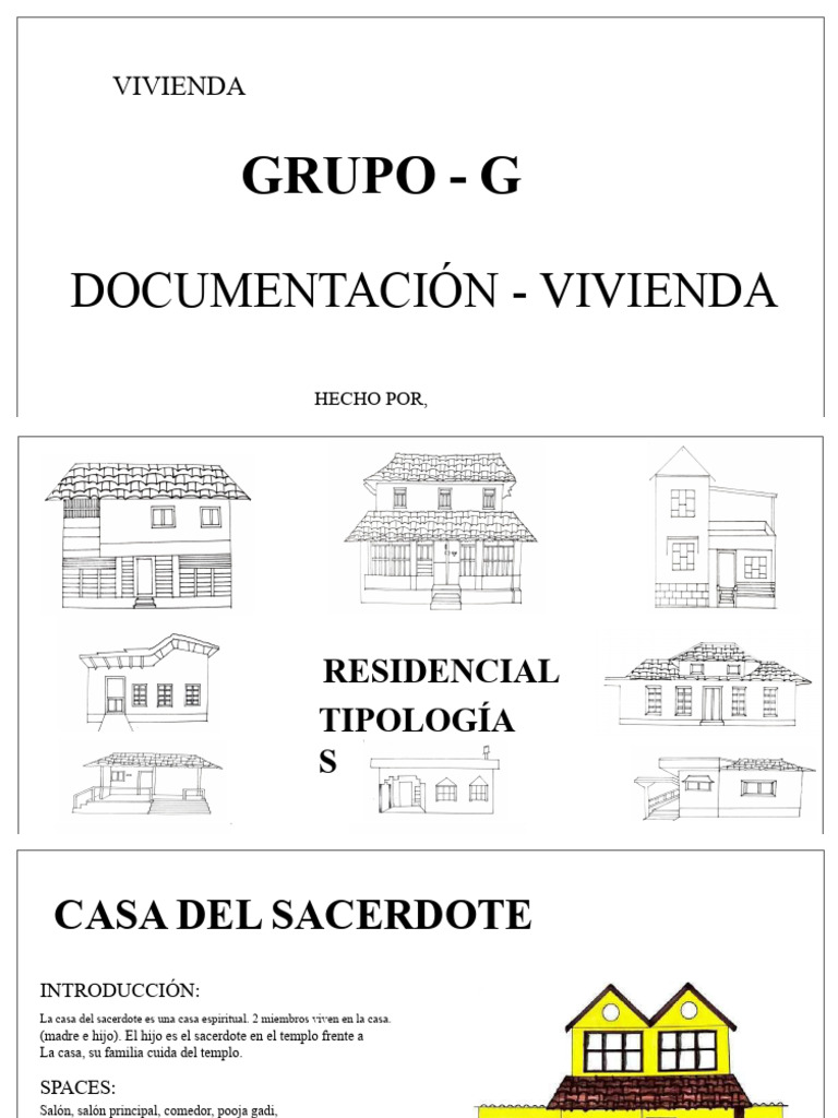 Tipologías de Vivienda Espiritual en Basrur | PDF | Diseño ...