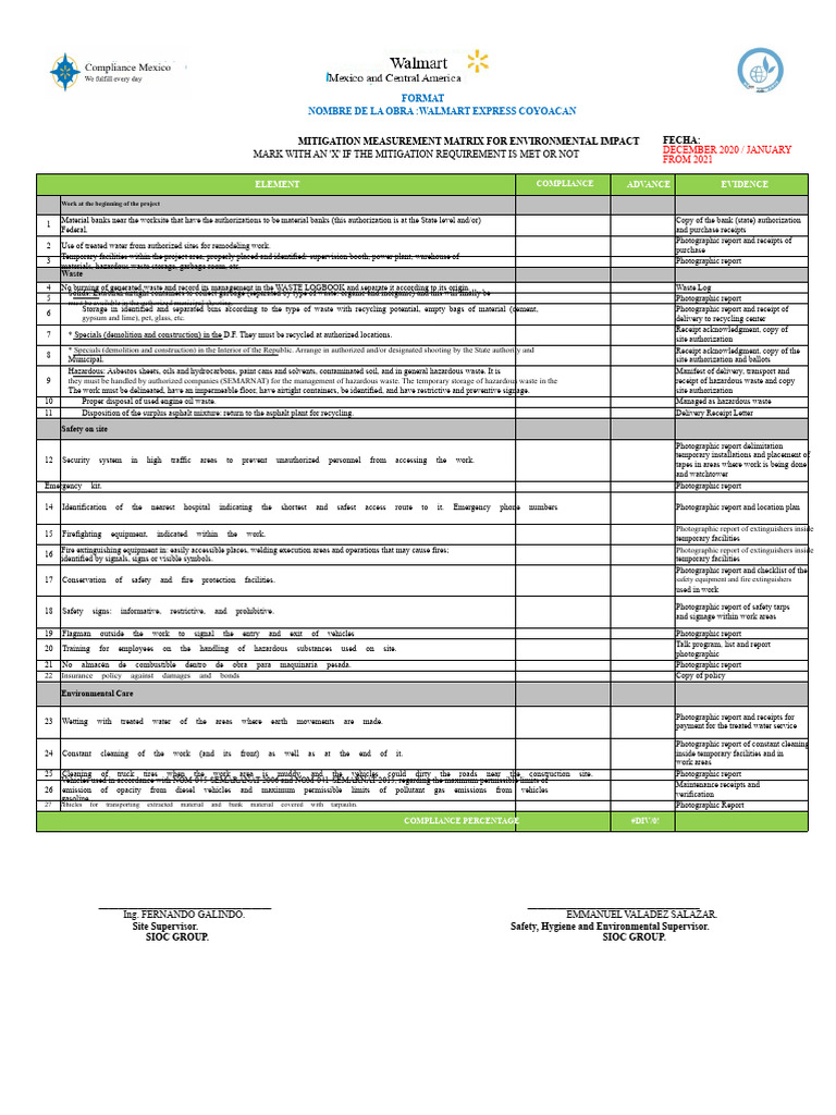 Physical Folder For Compliance Environmental Folder | PDF | Waste ...