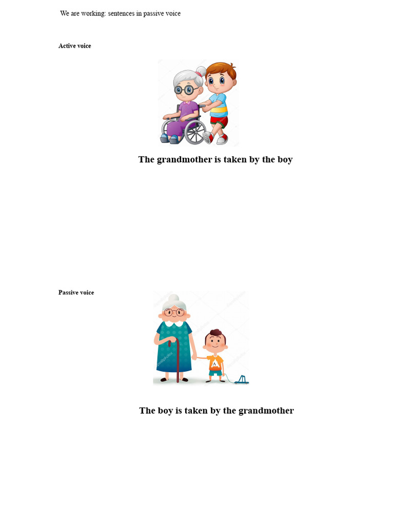 Sentences in Passive Voice | PDF