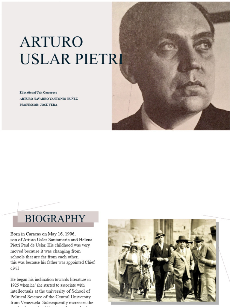 Arturo Uslar Pietri: Venezuelan Literary Icon | PDF