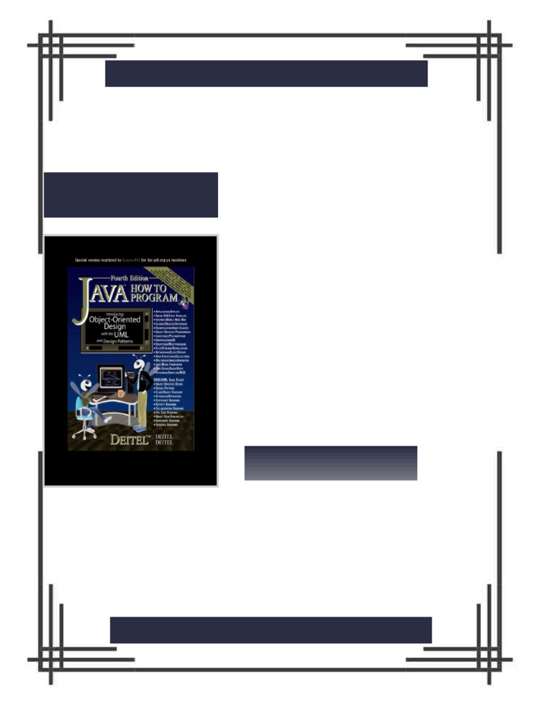 Java How to Program 4th Edition Edition by Harvey M Deitel, Paul J ...
