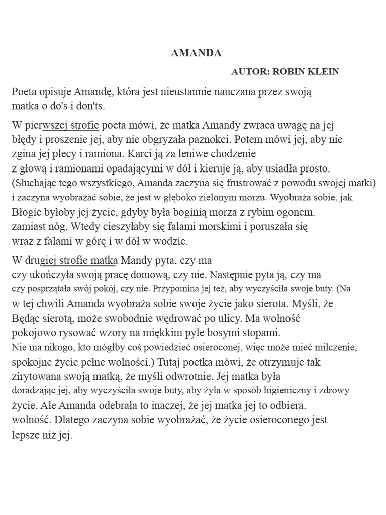 AMANDA | PDF