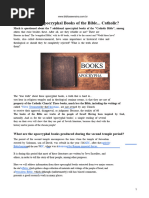 List of Apocryphal Books | PDF | Ancient Literature | Religious Texts