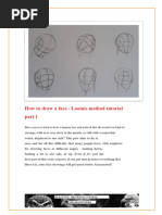 Loomis Method: Head Construction Guide | PDF | Forehead | Face