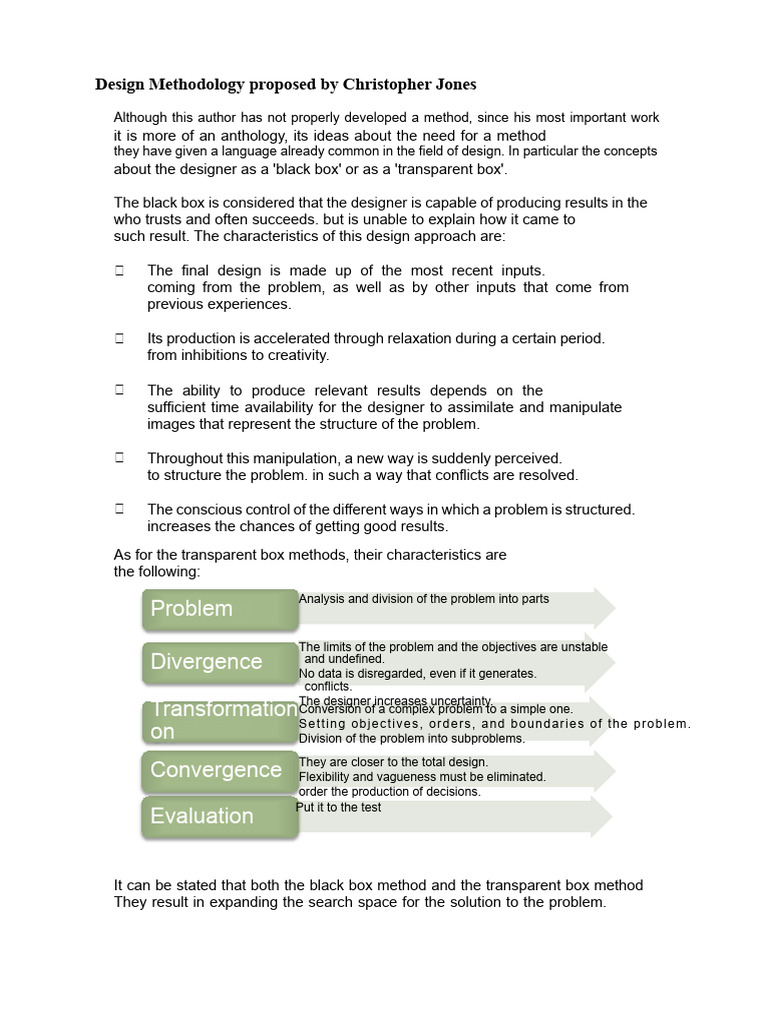 Design Methodologies Overview | PDF | Design Methods | Methodology