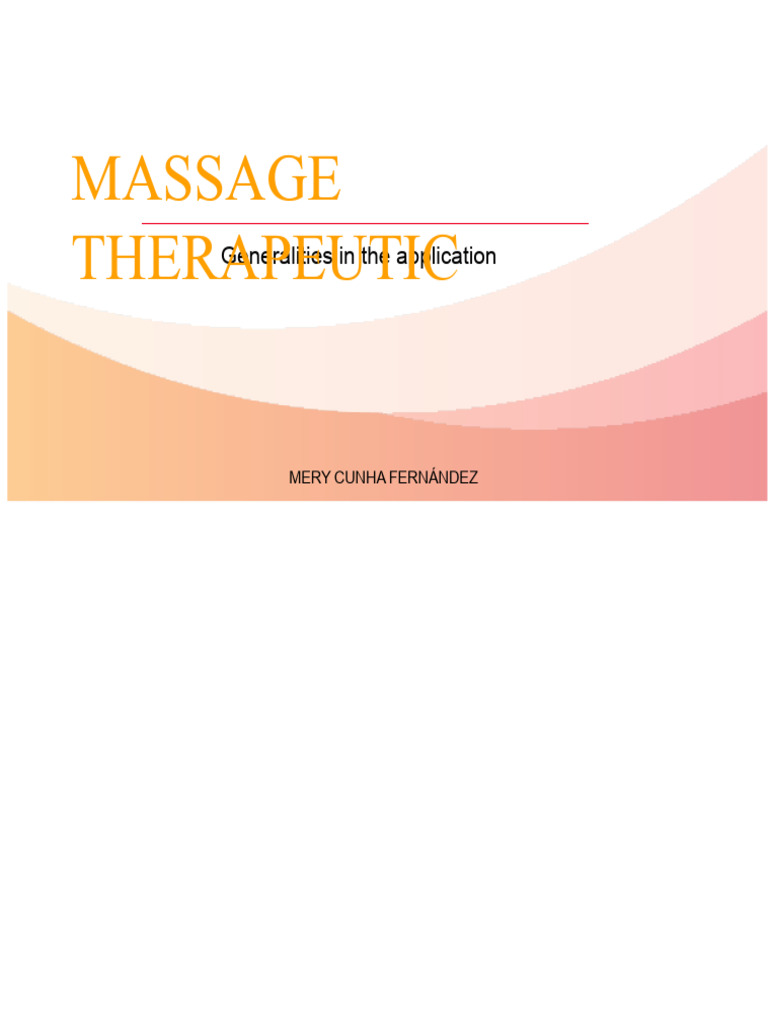 Basic Maneuvers More Theory | PDF | Massage | Friction