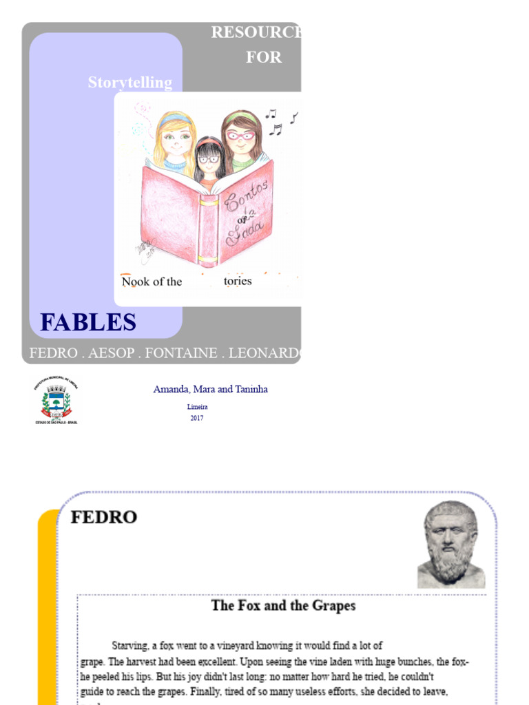 FABLES | PDF | Fable | Animal Tales
